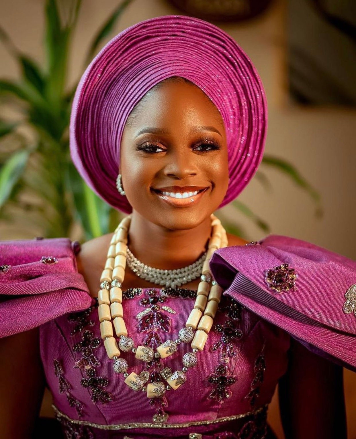 African Autogele, Ready to Wear Gele, African Hat, Traditional Wedding ...