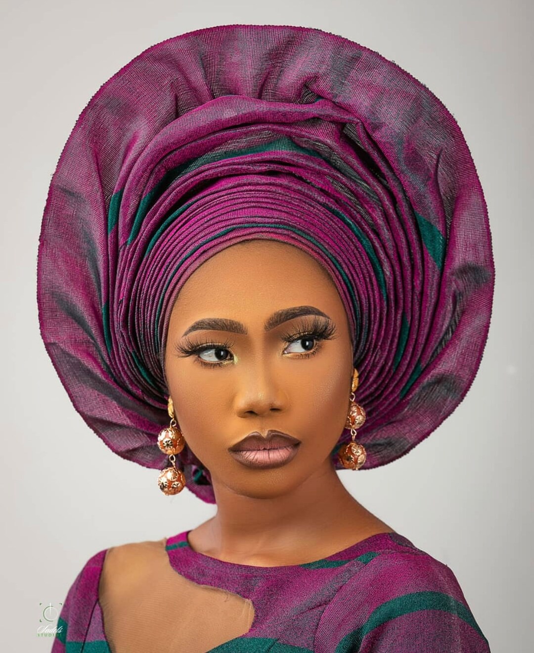African Autogele, Ready to Wear Gele, African Hat, Traditional Wedding ...