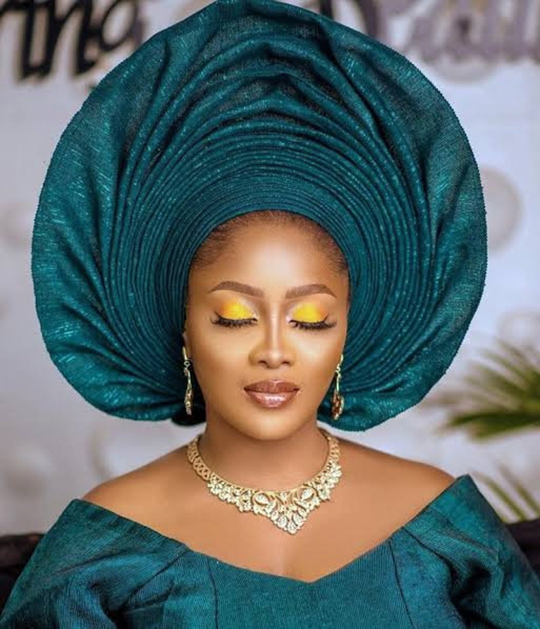 African Autogele, Ready to Wear Gele, African Hat, Traditional Wedding ...