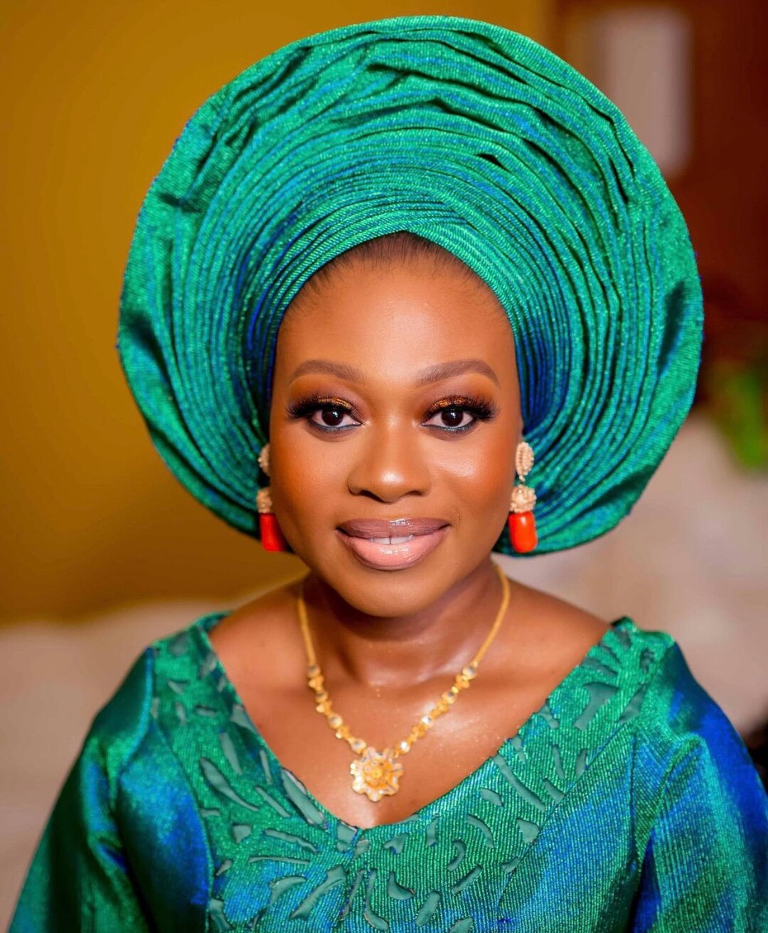 African Autogele, Ready to Wear Gele, African Hat, Traditional Wedding ...