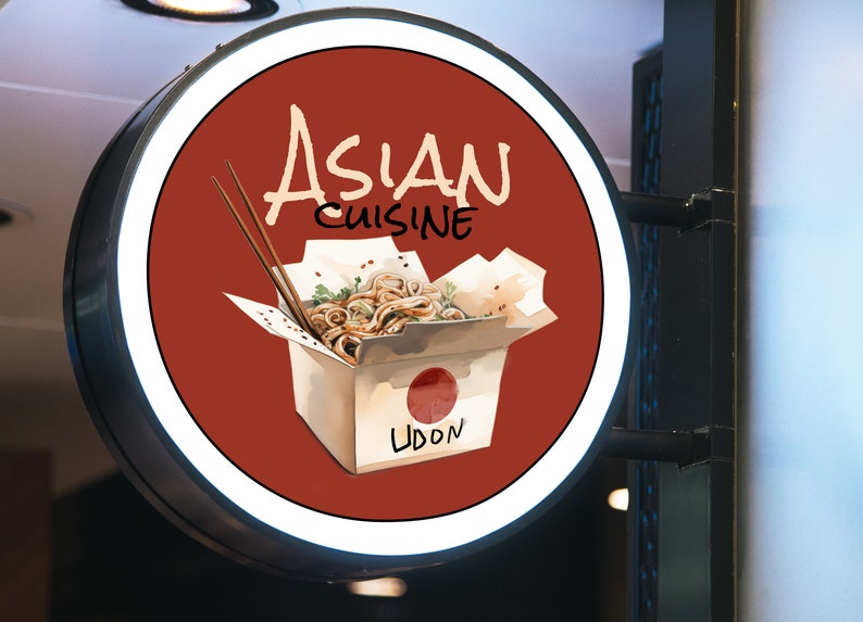 Watercolor Asian Food Clipart Sushi Ramen Tteokbokki - Etsy