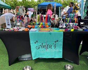 CUSTOM Table Cover Personalized Tablecloth With Your Logo Full Color ...