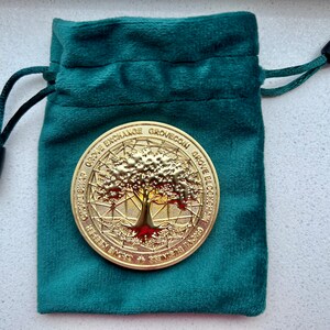 Grove Gold Coin GRVG Grove Token Challenge Coin Crypto Coin - Etsy