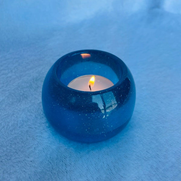 Handmade Resin Tea Light Holders - Etsy