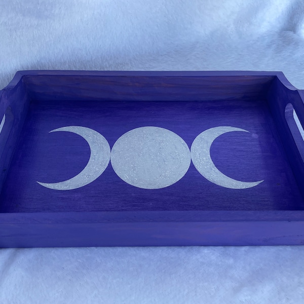 Wooden Triple Moon Box - Etsy