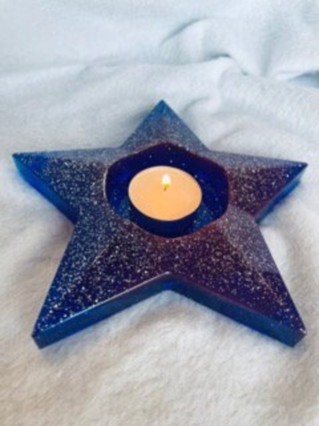 Star Candle Holder Resin Star Tea Light Candle Holder Multiple Colors ...