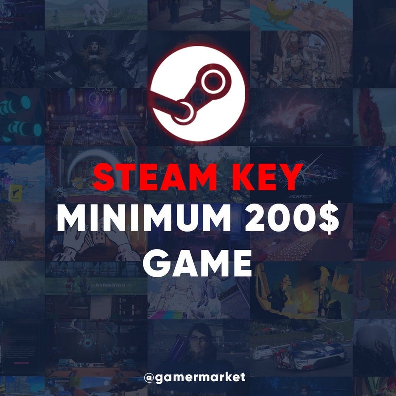 Steam Key Minimum 200 Dollars - Etsy