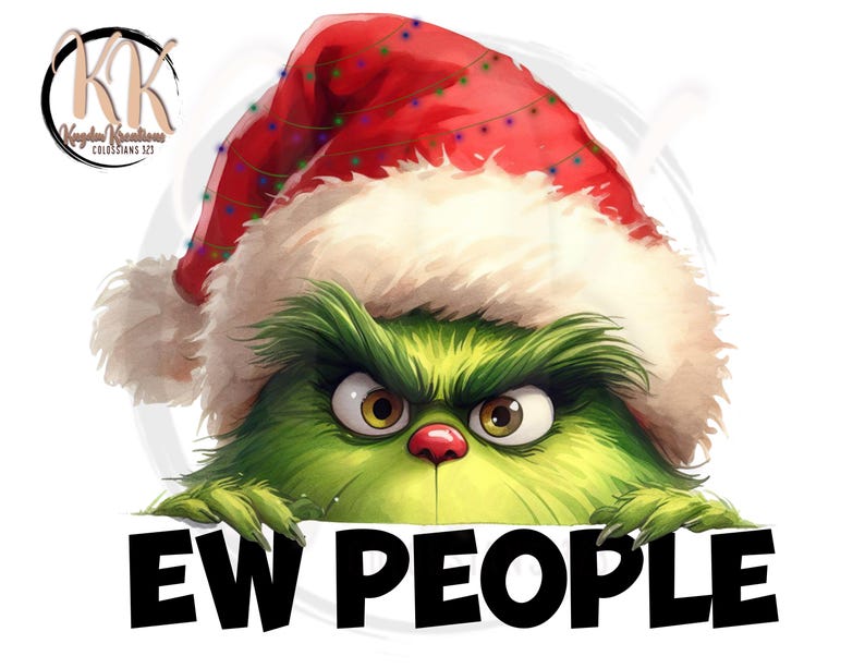 Ew People- Grinch PNG Digital Download - Etsy
