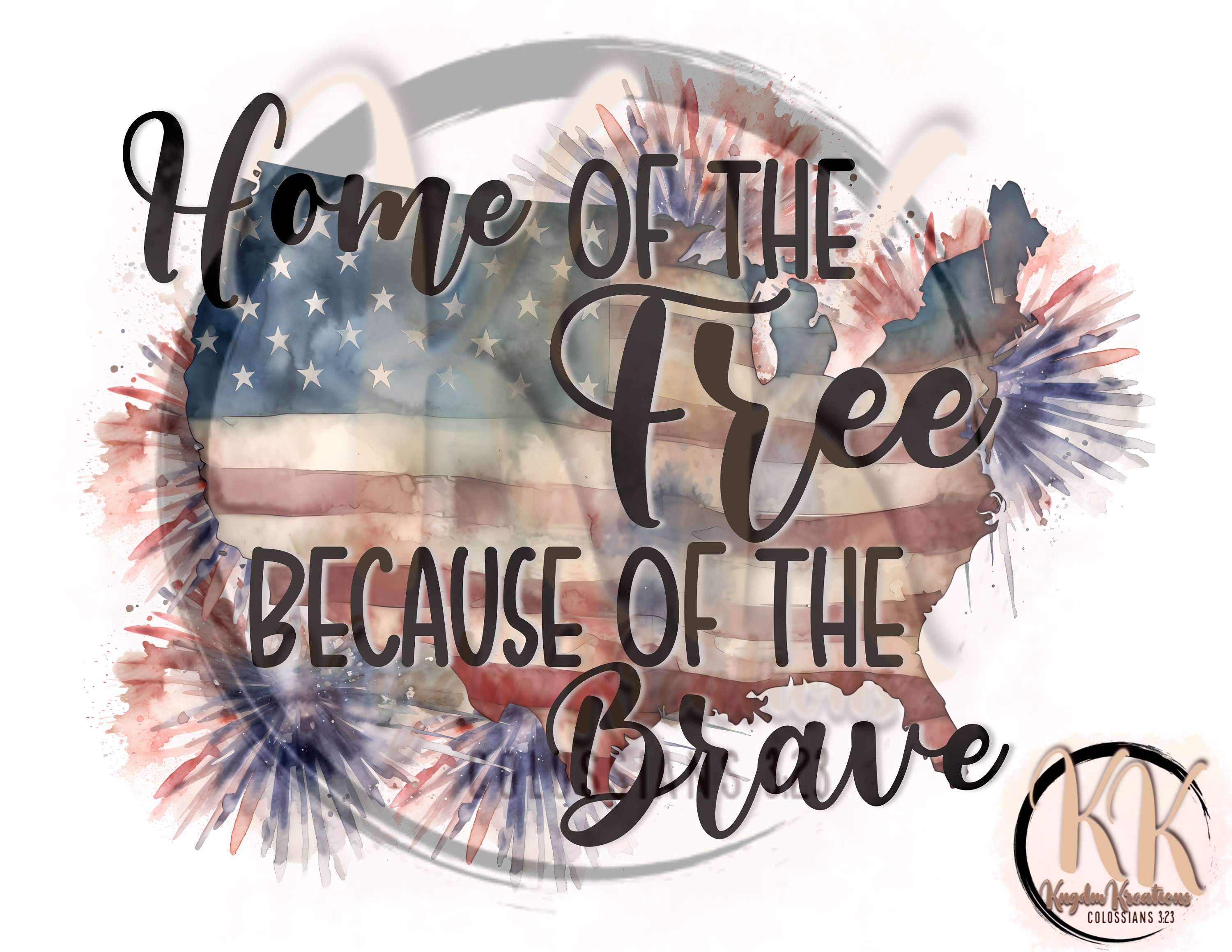 Home of the Brave PNG Digital Download - Etsy