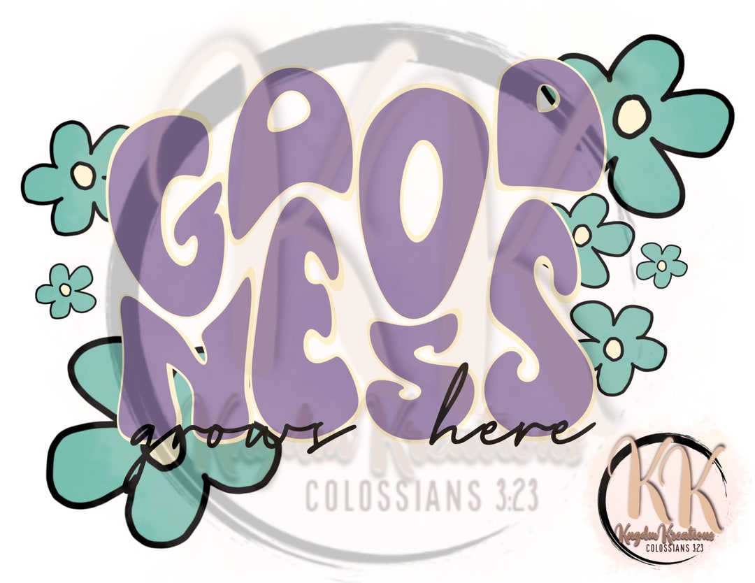 Goodness Grows Here PNG Digital Download - Etsy