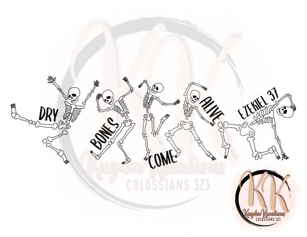 Dry Bones PNG Digital Download - Etsy