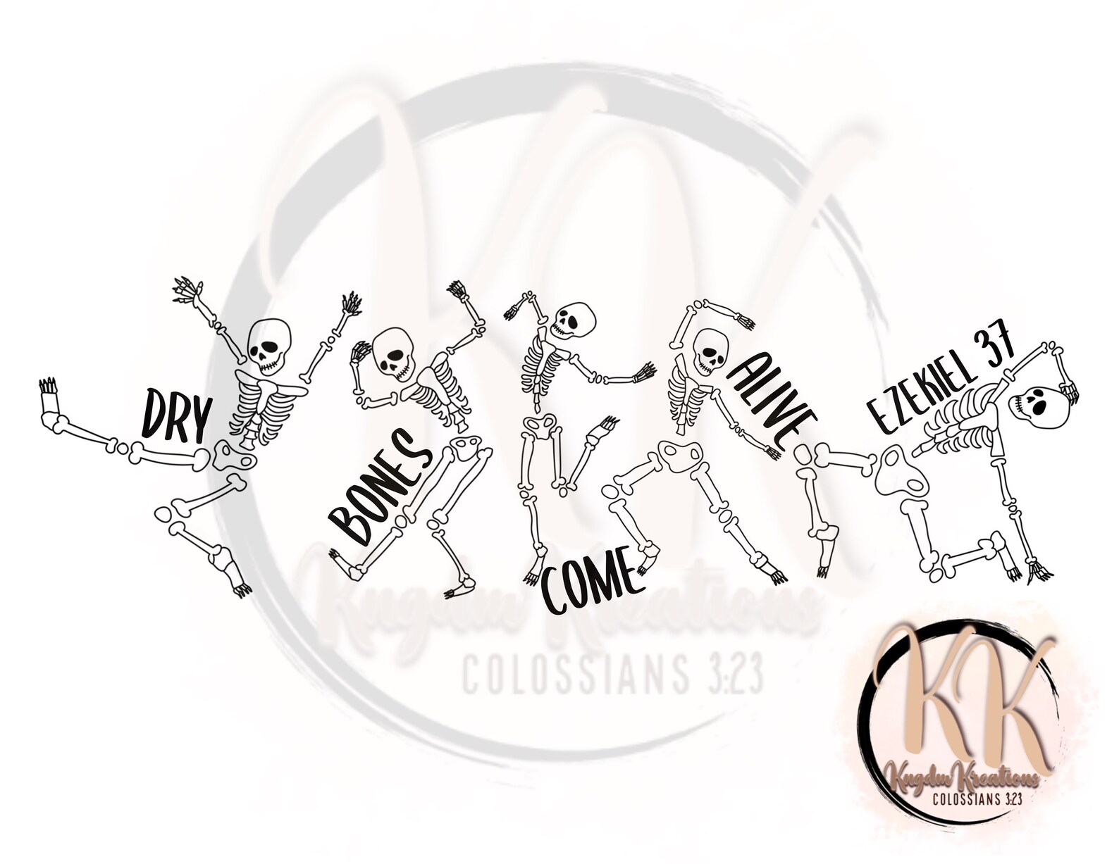Dry Bones PNG Digital Download - Etsy