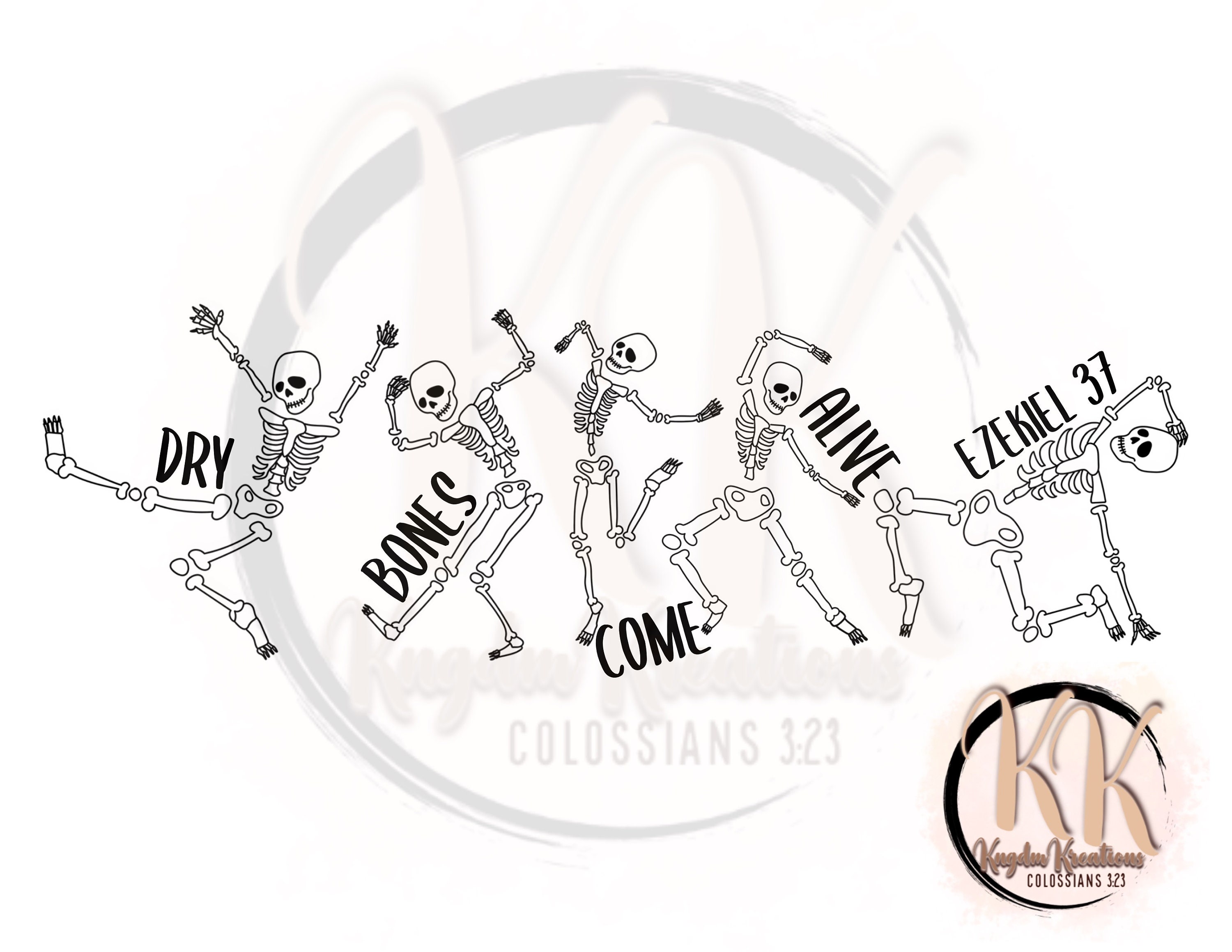 Dry Bones PNG Digital Download - Etsy
