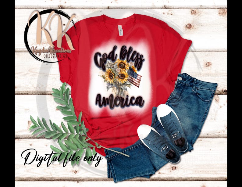 God Bless America PNG Digital Download - Etsy