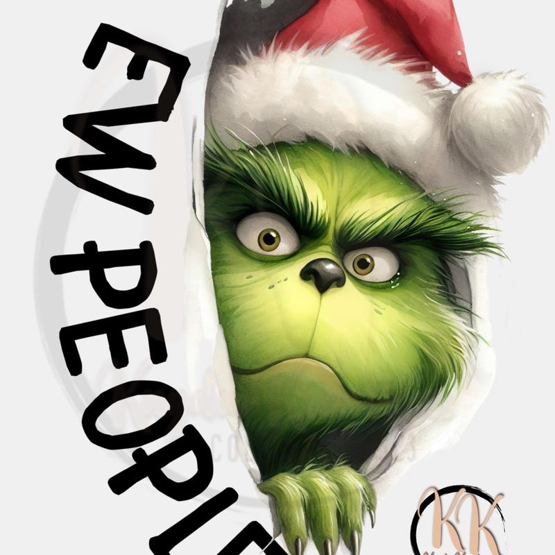 Grinch Peeking Png - Etsy