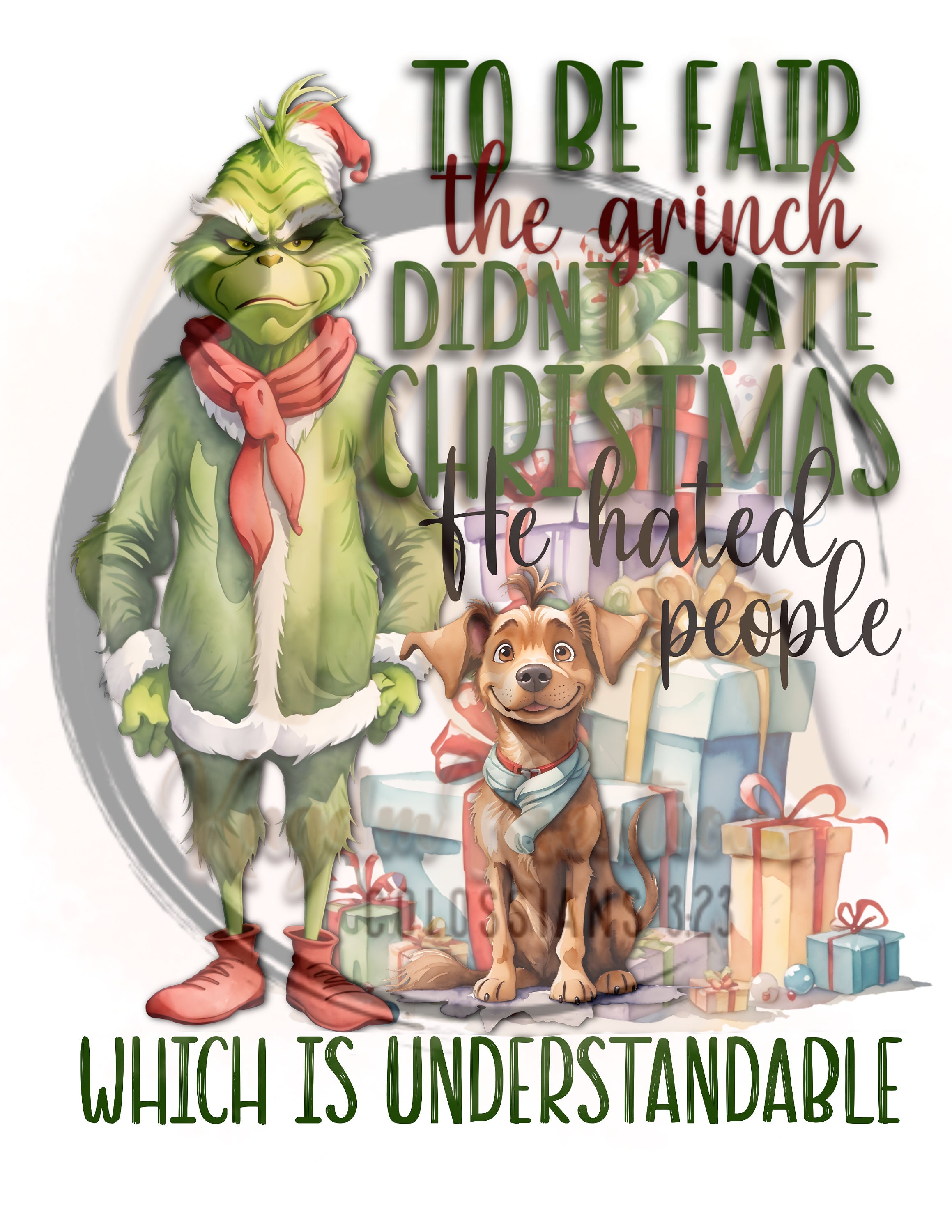 Understanding the Grinch PNG Digital Download - Etsy