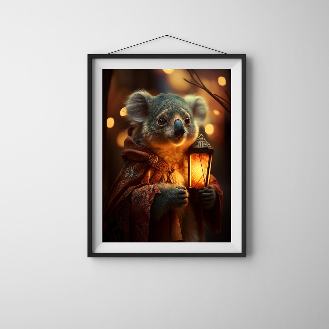 Koala Seeker Animal Prints Wall Art 5 Popular Sizes Ready to Print Fits ...