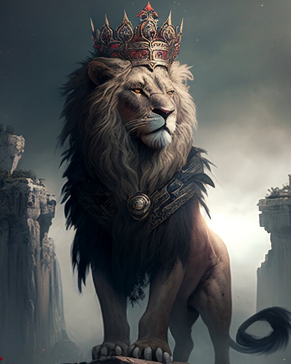 Lion Standing Proud