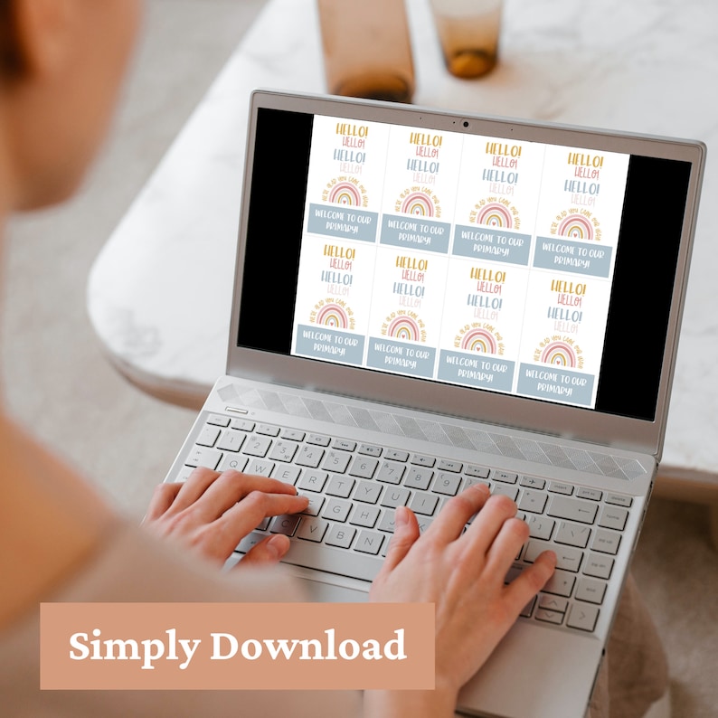 LDS Primary Welcome Gift Tags Printable PDF / LDS Handouts / Welcome to ...