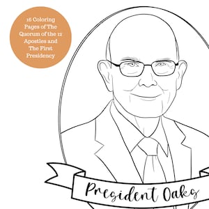 October 2024 General Conference Coloring Pages Includes Elder Kearon