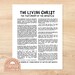 LDS PDF Printable Bundle: the Living Christ, the Family Proclamation ...