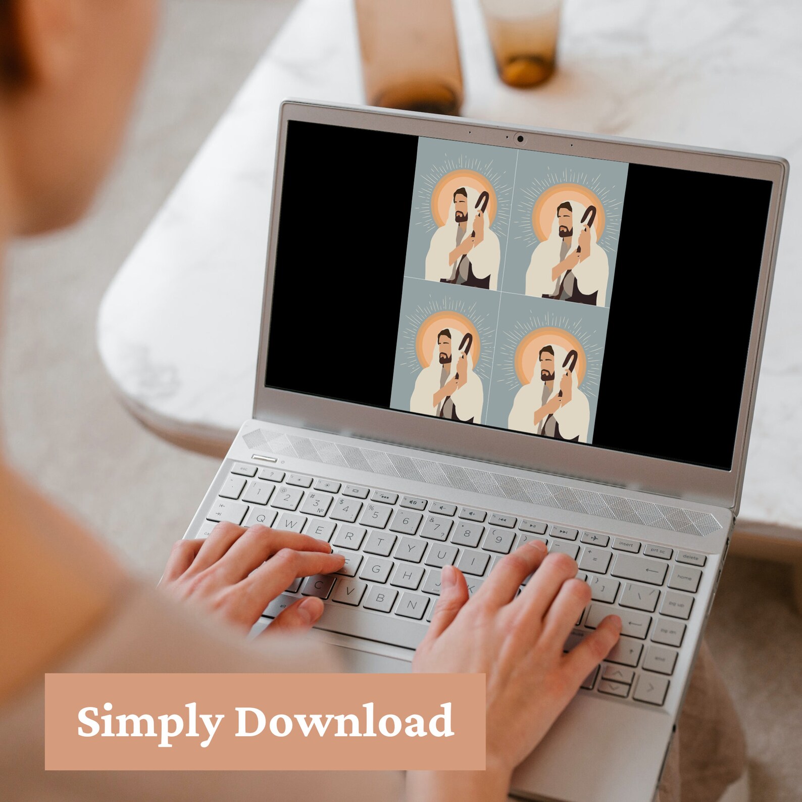 Jesus Christ PDF Printable Handout / the Shepherd Art Print / LDS Young ...