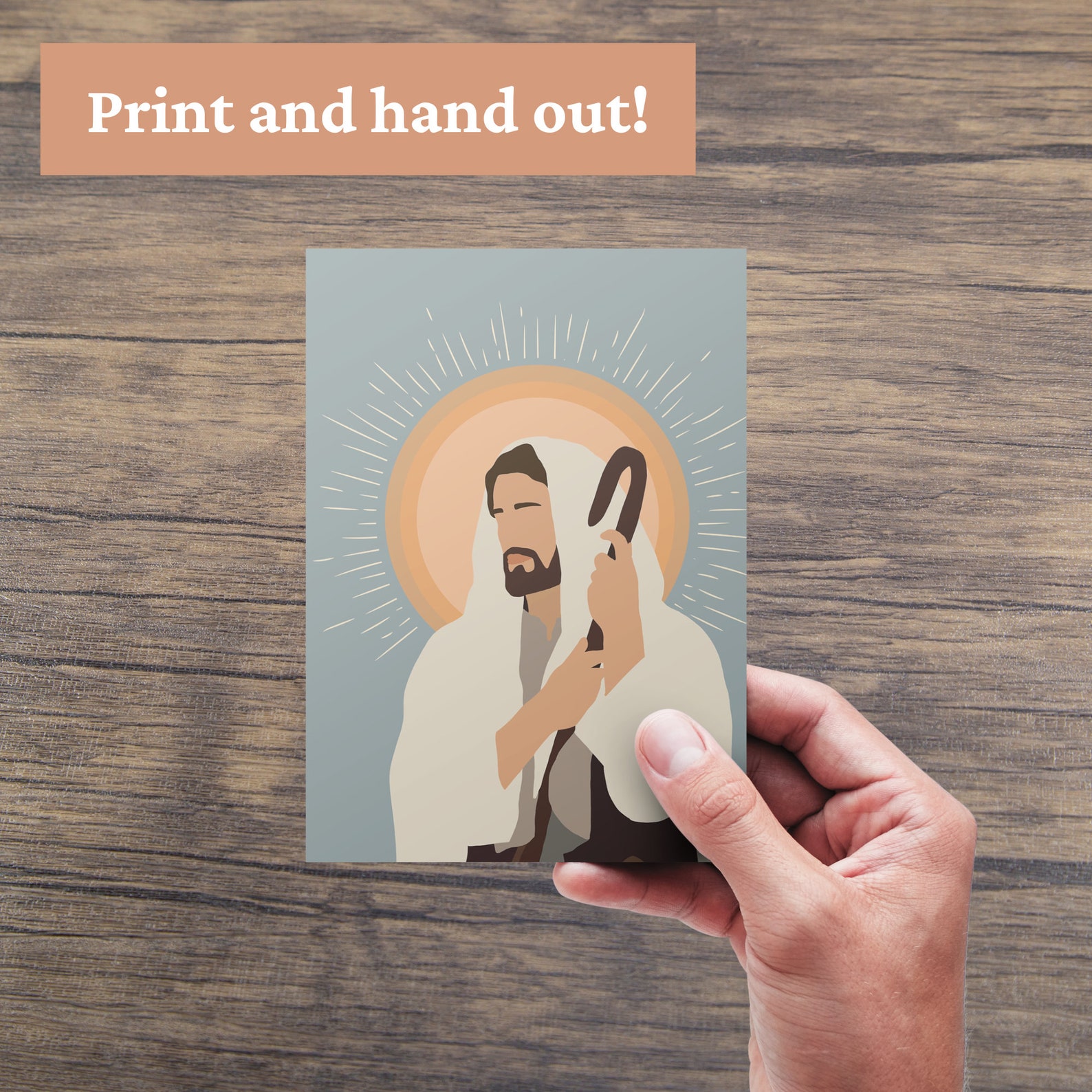 Jesus Christ PDF Printable Handout / the Shepherd Art Print / LDS Young ...