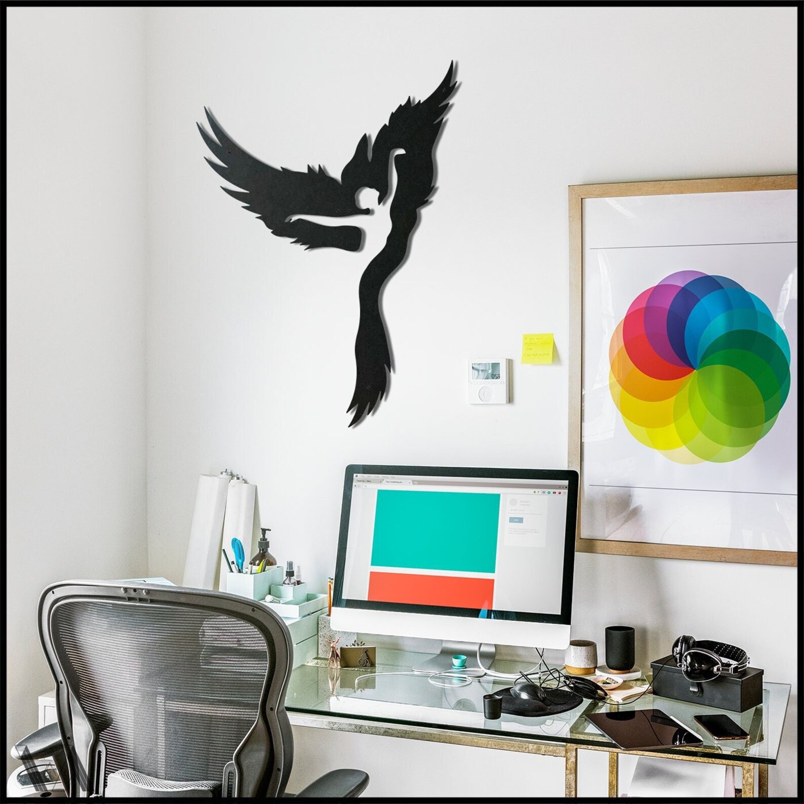 Chorus Metal Art Wall Decor, Large Aesthetic Room Decorative Set, 3D ...