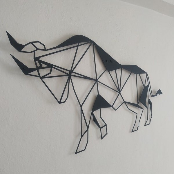 Metal Bull Wall Decor - Etsy