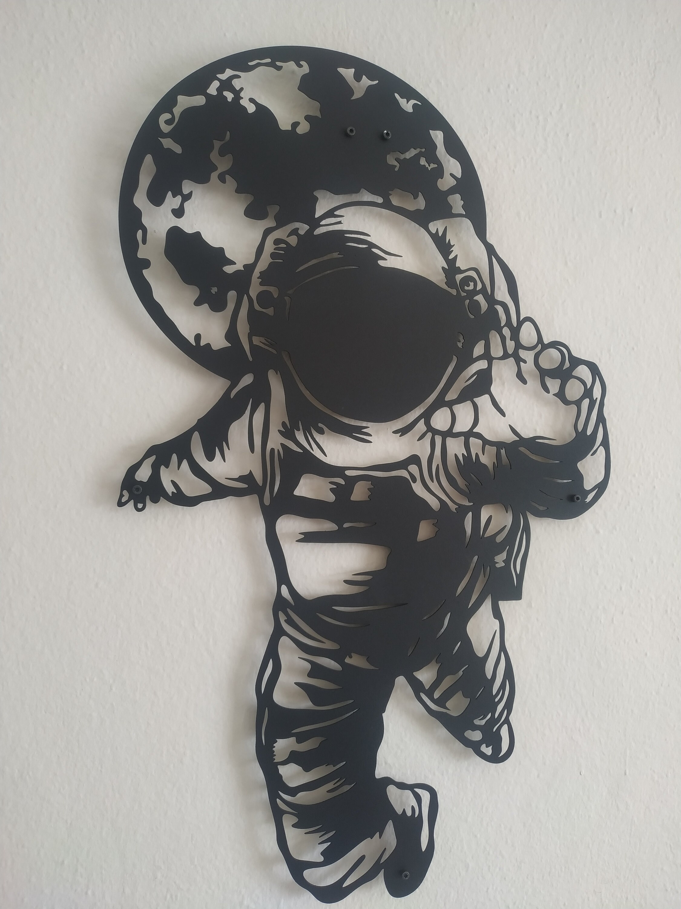 Astronaut Metal Art Wall Decor: Explore the Universe With Unique Space ...