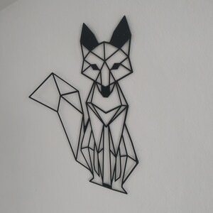 Fox Metal Art Wall Decor, Entryway Decoration Animal Large Nature ...