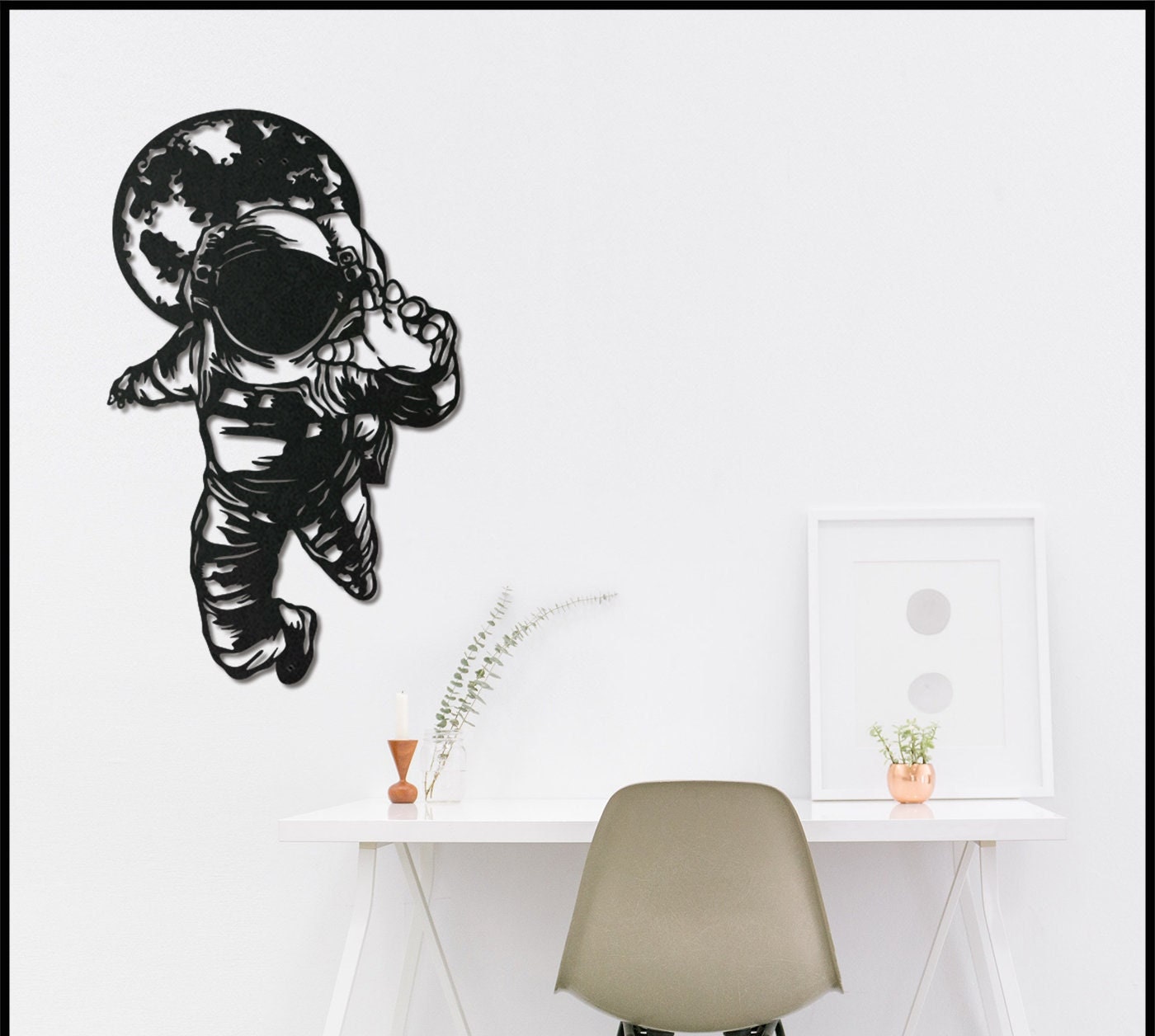 Astronaut Metal Art Wall Decor: Explore the Universe With Unique Space ...