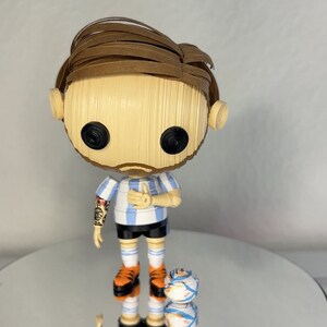Messi Paper Quilling Figure - Etsy