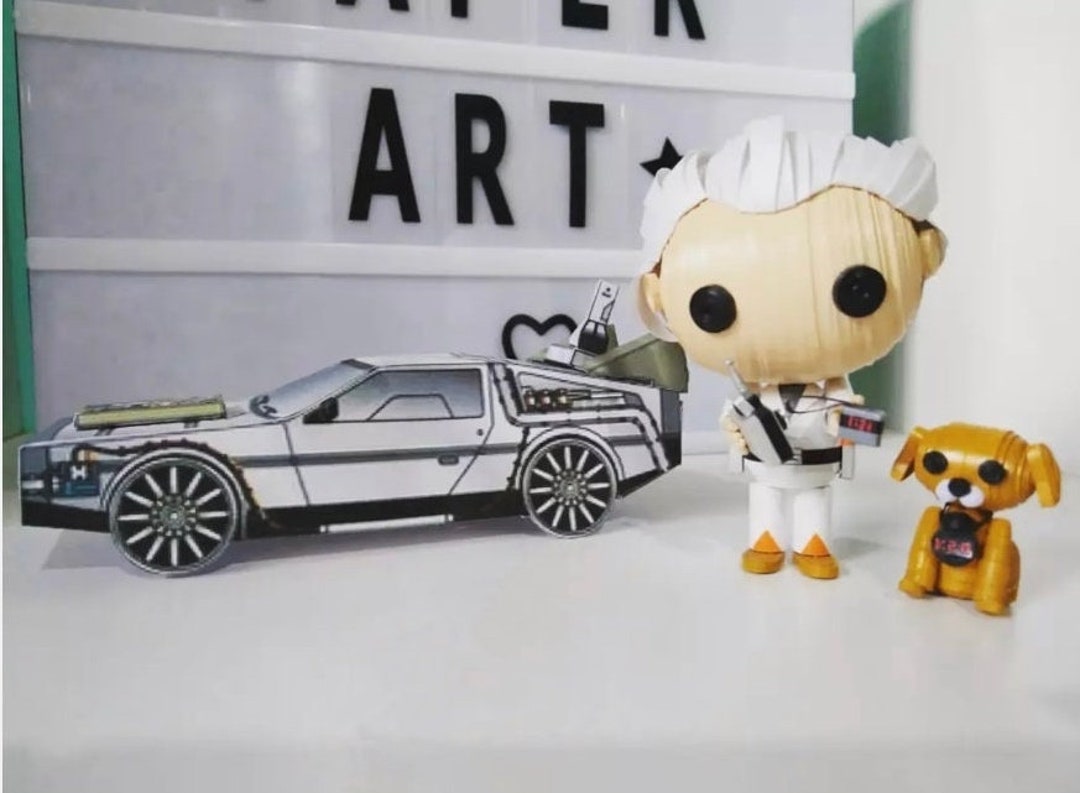 Back to the Future, Paper Quilling Figure - Etsy