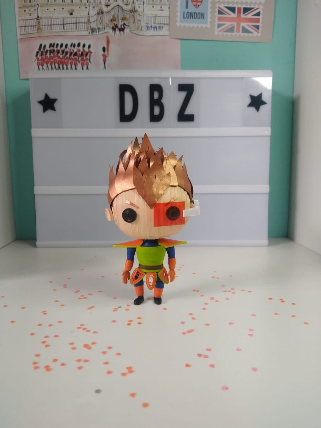 Vegeta Arlia Planet Paper Quilling Figure - Etsy