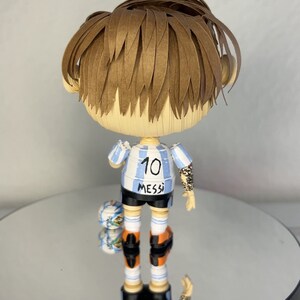 Messi Paper Quilling Figure - Etsy