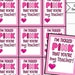 Teacher Appreciation I'm Tickled Pink That You Are My Teacher, Digital ...