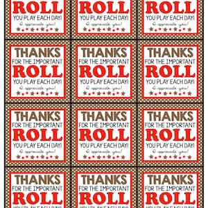 Employee Tootsie Roll Appreciation Tags, Teacher Gift (digital Download ...