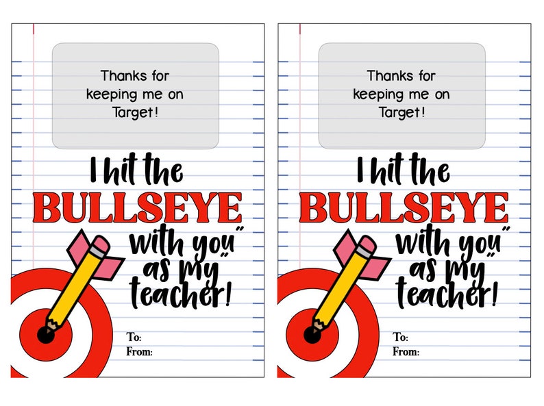 Target Teacher Appreciation Gift Card Holder Welcome Back to - Etsy