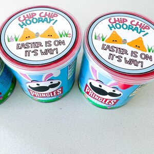 Easter Chip Tags, Pringles, Snack Tags for Easter Party, Digital ...