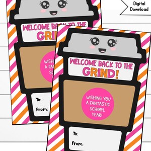 Back to School Teacher Coffee Gift Card Holder, Welcome Back to the ...