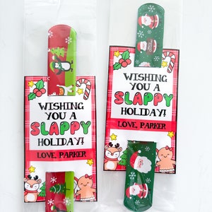 Assembled Christmas Slap Bracelet Class Gift, Preschool Gift ...