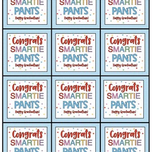 Graduation Smarties Gift End of Year, Summer Theme, Kindergarten ...