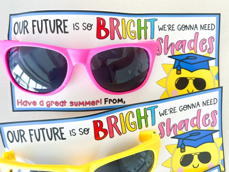 Graduation Sunglasses Gift End of Year Summer Theme - Etsy