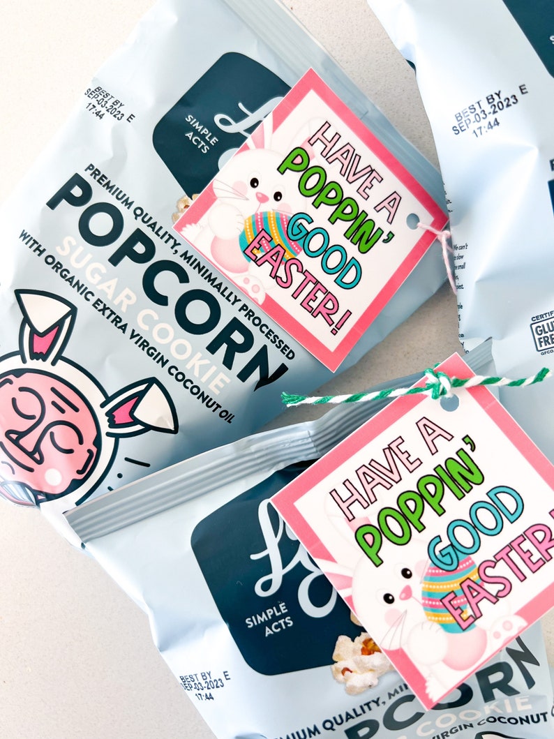 Easter Push Pop Gift Tags: Printable Party Favors (digital Download) - Etsy