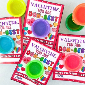 Valentine Play-doh Class Gift, Printable, Preschool Gift, Kindergarten ...