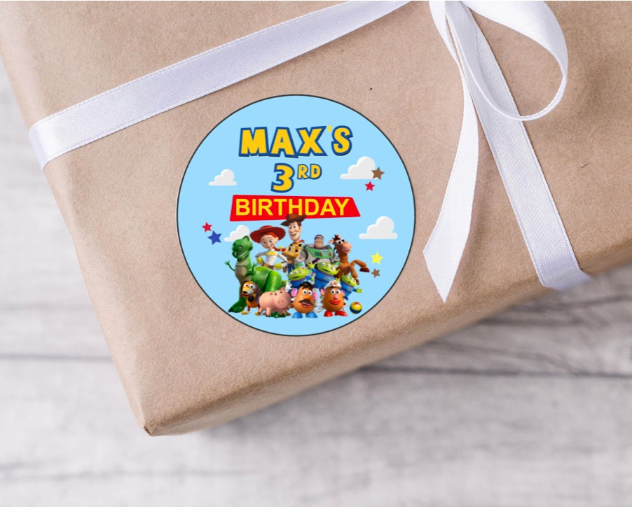 Custom Birthday Party Labels 2 Stickers or Tags Boys - Etsy