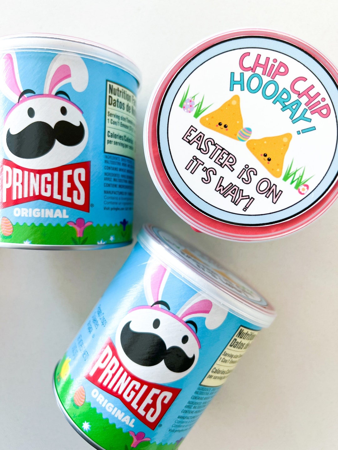 Easter Chip Tags, Pringles, Snack Tags for Easter Party, Digital ...