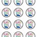 PRINTED Class Ring 2 Stickers Kindergarten Graduation, Pre-k Graduation ...