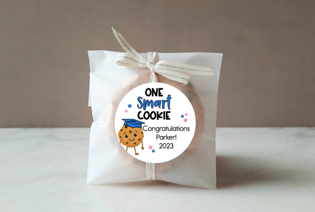 One Smart Cookie Graduation Stickers - 2" Printed Labels - Etsy
